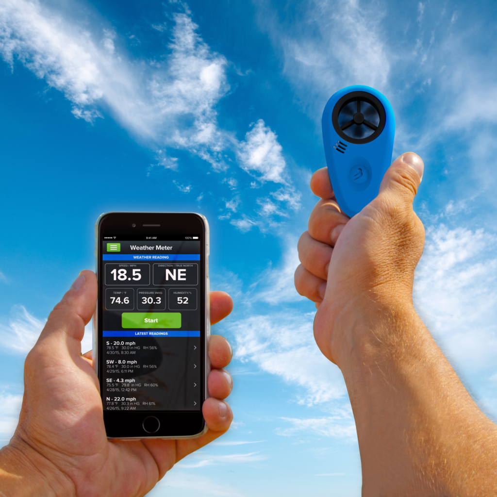 Anemómetro Multifunción con Bluetooth WeatherFlow WEATHERmeter ...